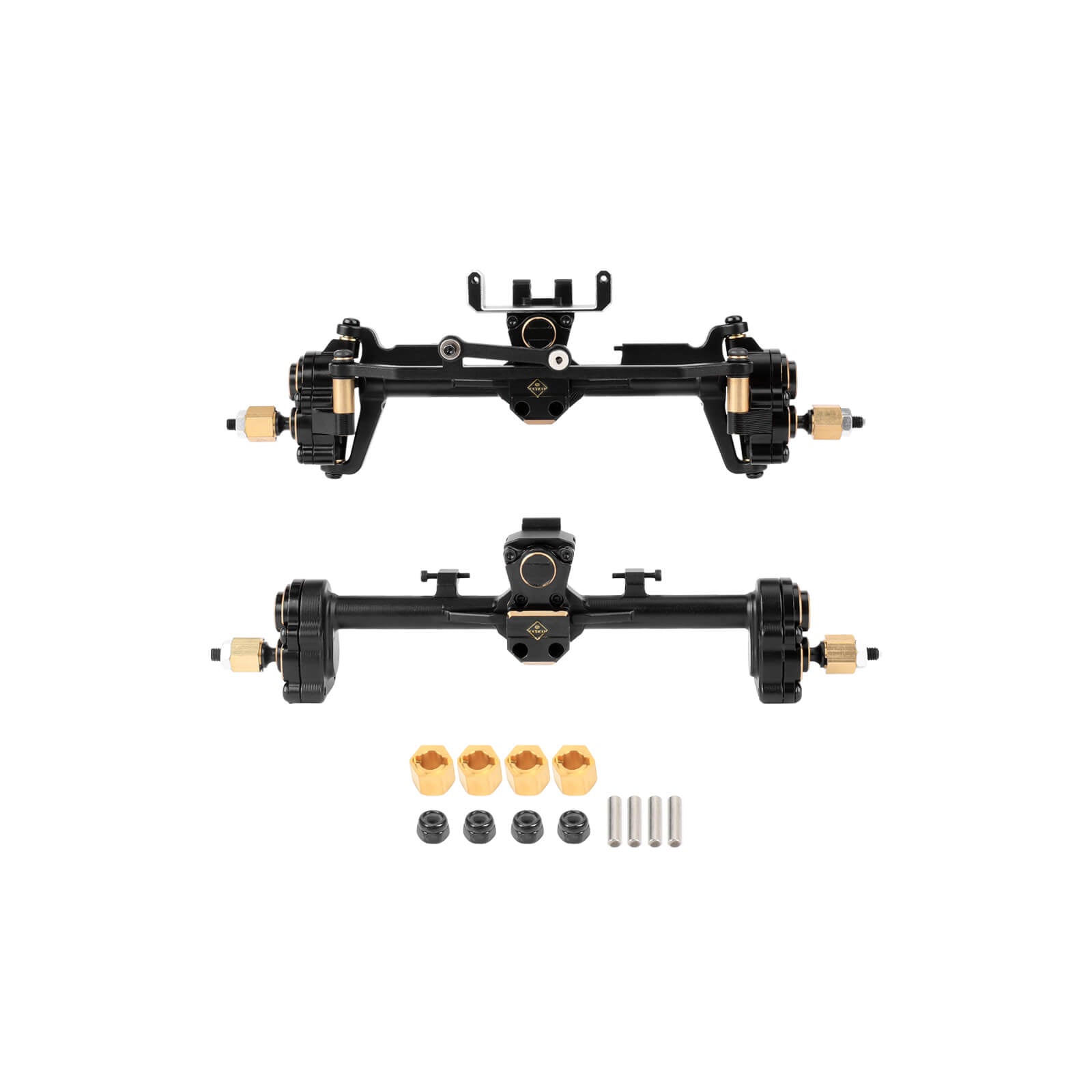 FEDCO SCX24 Axles + 20 MM Portal Axles For SCX24 Upgrade Parts 1/24 RC